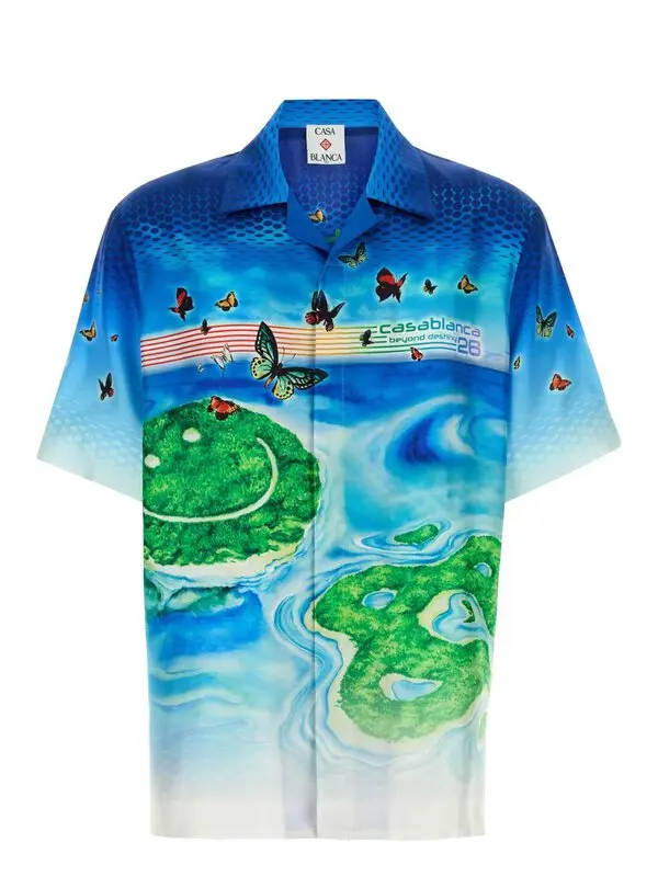 Casablanca Printed Silk Shirt - Multicolor