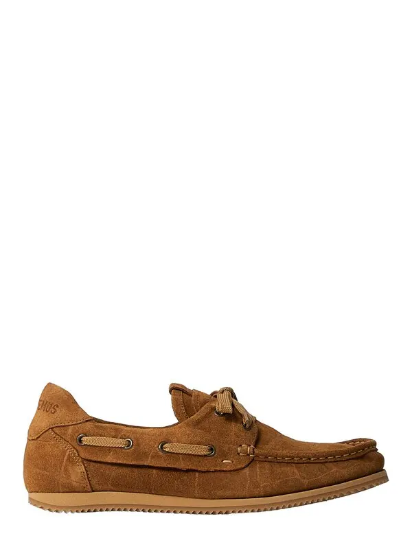 Jacquemus Les Batto Suede Boat Shoes - Brown