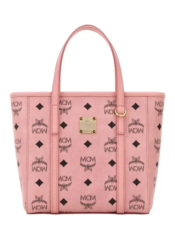 Mcm Printed Canvas Mini Tony Handbag - Multicolor