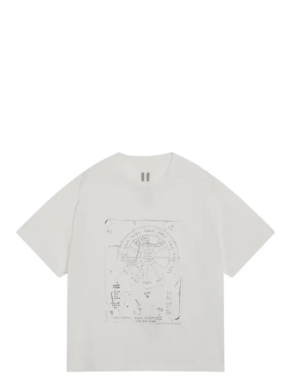 Rick Owens Brad Black/milk T-shirt - White