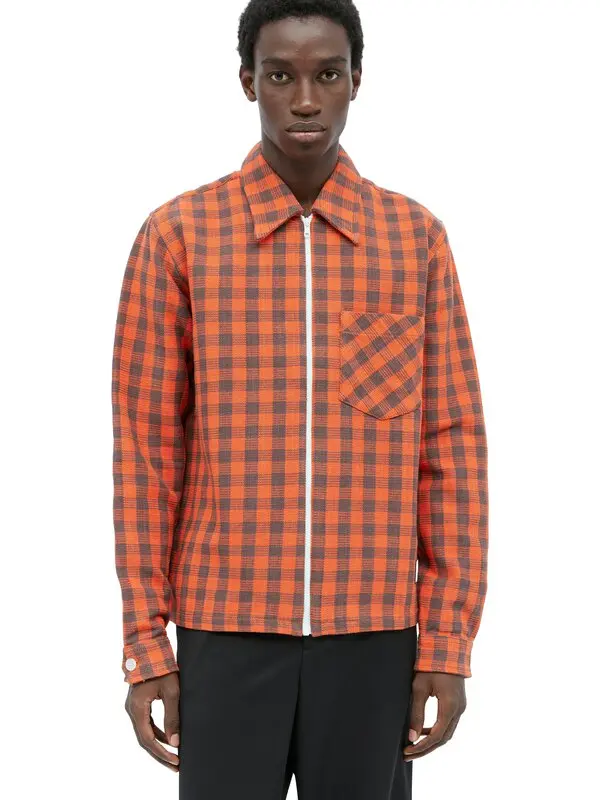 WALES BONNER Etudes Check Jacket - Red