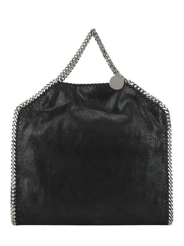 Stella McCartney Falabella Fold Over Tote Handbag - Black