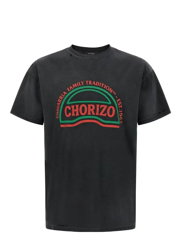 WILLY CHAVARRIA Chorizo Easy Tee' T-shirt - Black