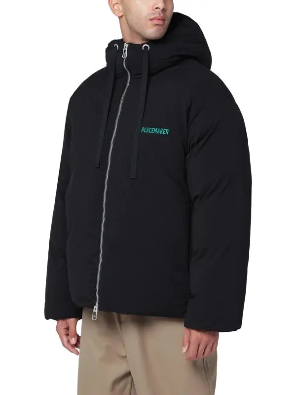 OAMC Peacemaker Puffer Jacket With Logo Embroidery - Black