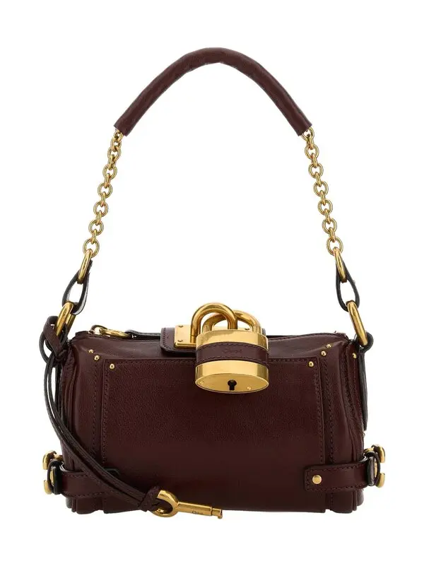 Chloé Leather Small Paddington Shoulder Bag - Brown