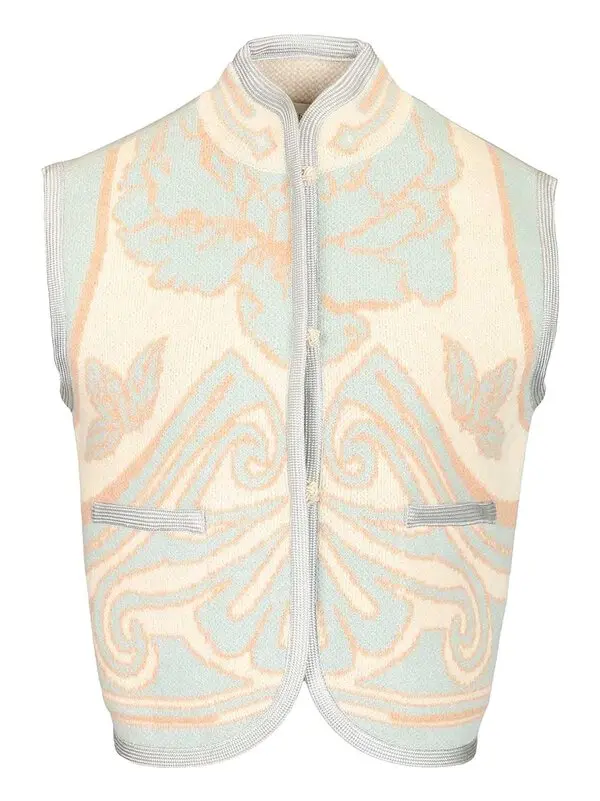 FORTE_FORTE Peony My Love Vest - Blue