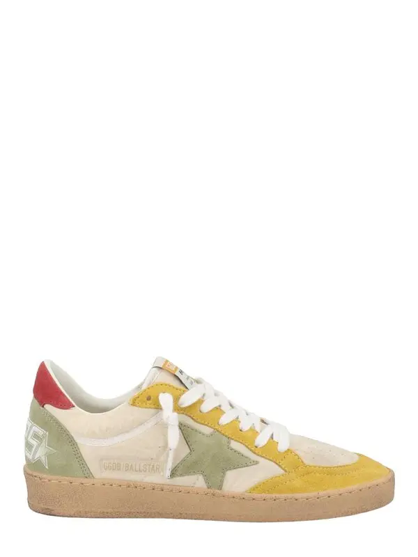 GOLDEN GOOSE Ballstar Sneakers With Logo - Multicolor