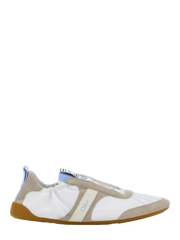 Chloé Fabric And Suede Sneakers - Multicolor