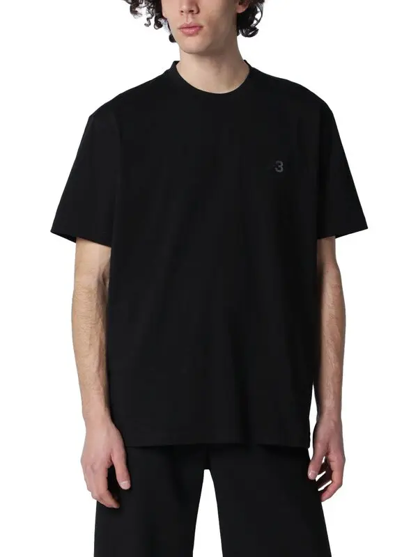 ADIDAS Y-3 T-shirt With Logo - Black