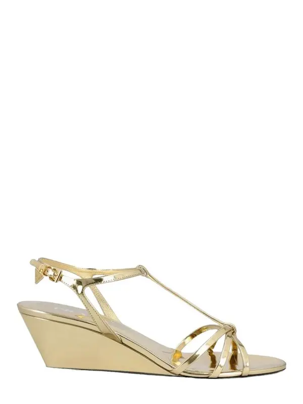 Prada Wedge Sandals - Silver