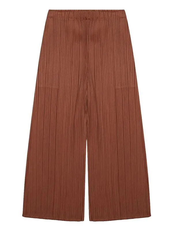 Issey Miyake Palazzo Pants - Brown