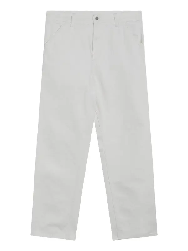 Carhartt Work In Progress Single Knee Pant Smith Denim - White