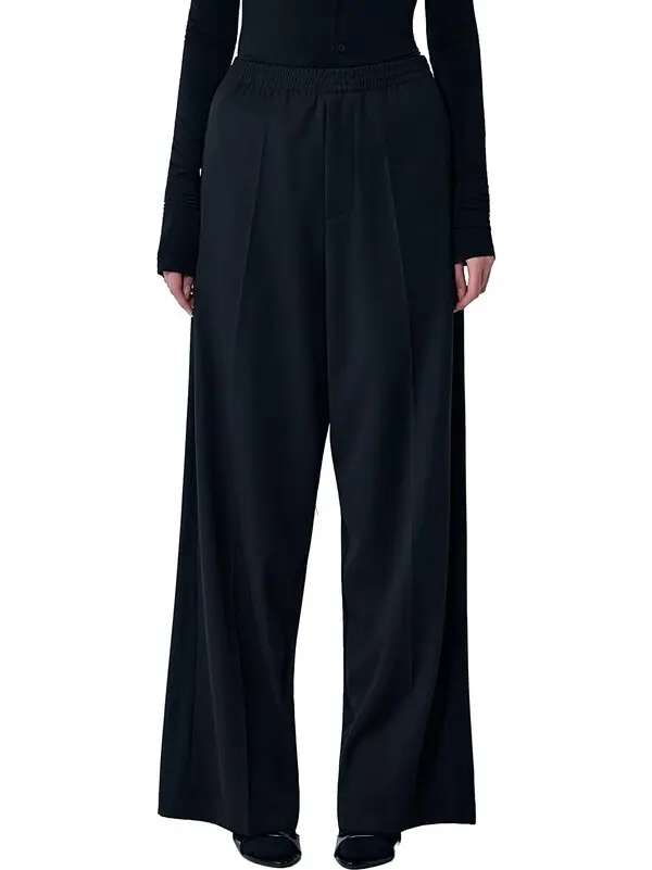 Balenciaga Tailored Wool Pants - Black
