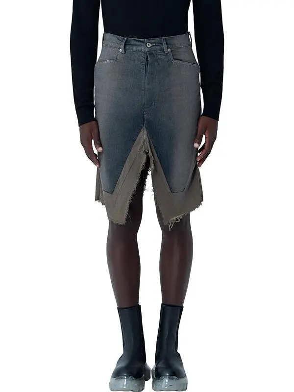 Rick Owens Slivered Midi Skirt - Multicolor