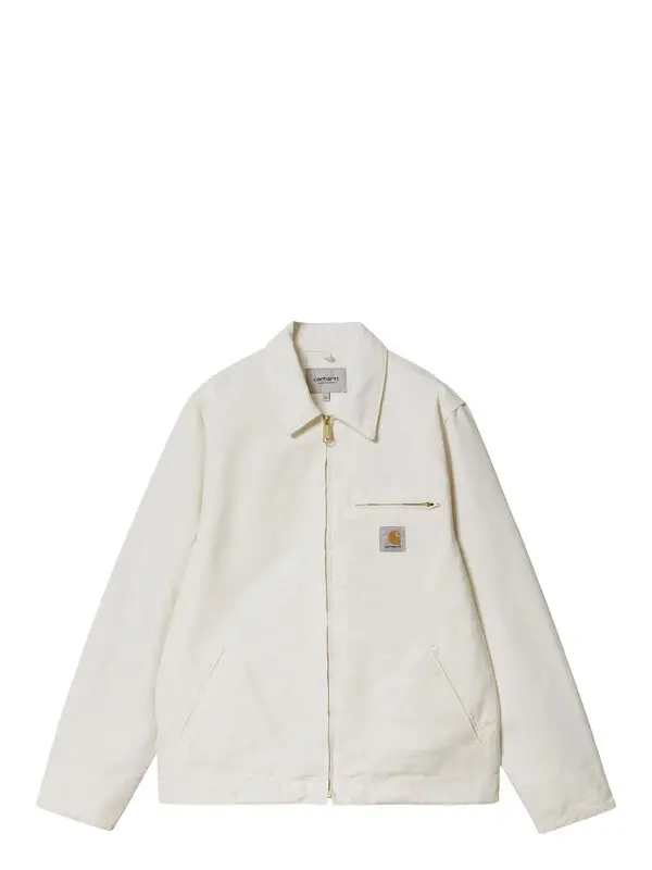 Carhartt Work In Progress Hamilton Wax Cotton Jacket - White