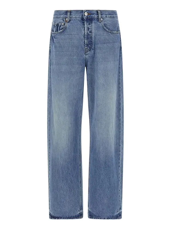 Jacquemus Le De-nime Droit Straight Leg Jeans - Blue