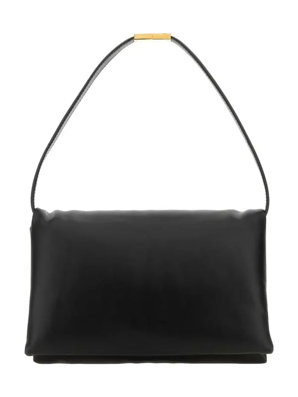 Marni Leather Shoulder Bag - Black