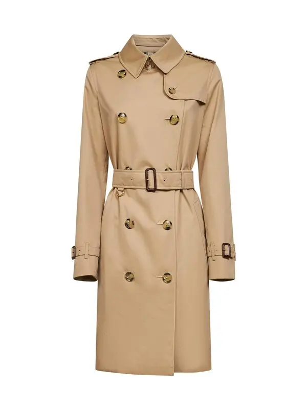 Burberry Heritage Kensington Trench Coat - Multicolor