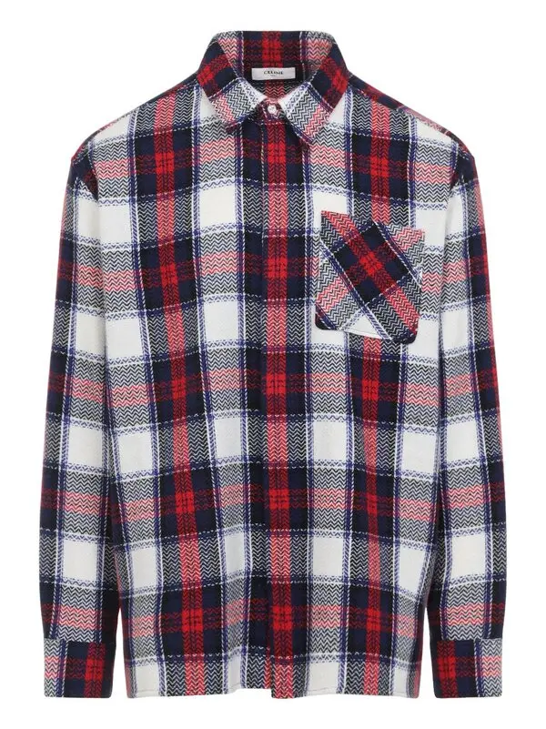 Celine Cashmere Overshirt - Multicolor