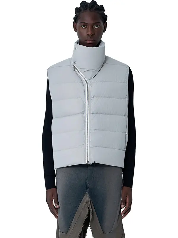 Rick Owens Flight Quilted Vest - White