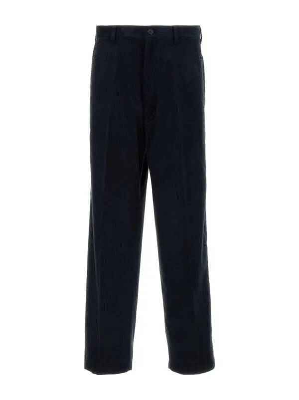 Prada Midnight Corduroy Trousers - Blue
