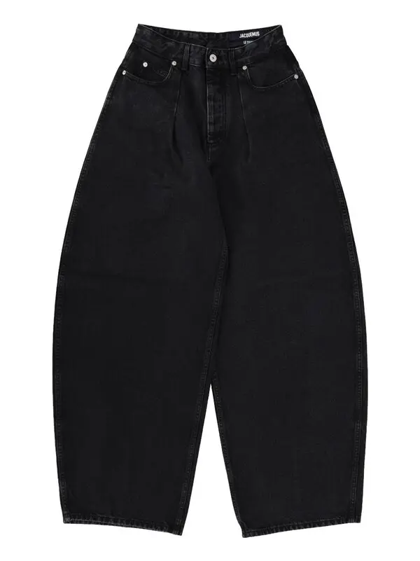 Jacquemus Oval Jeans - Black