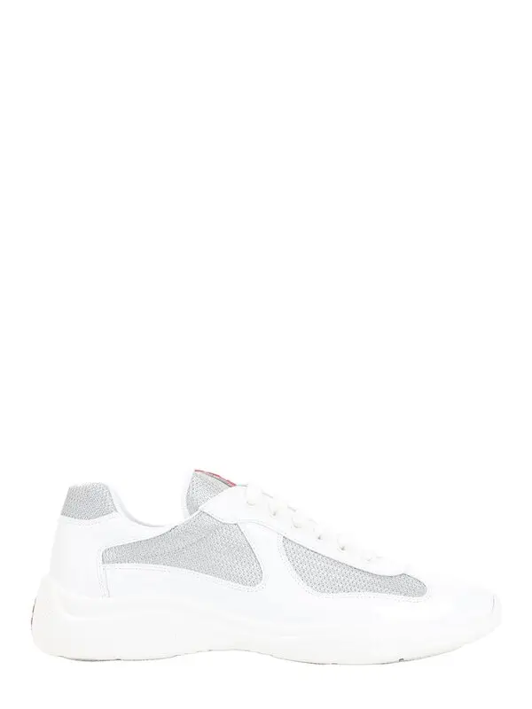 Prada Calf Leather Sneakers - White