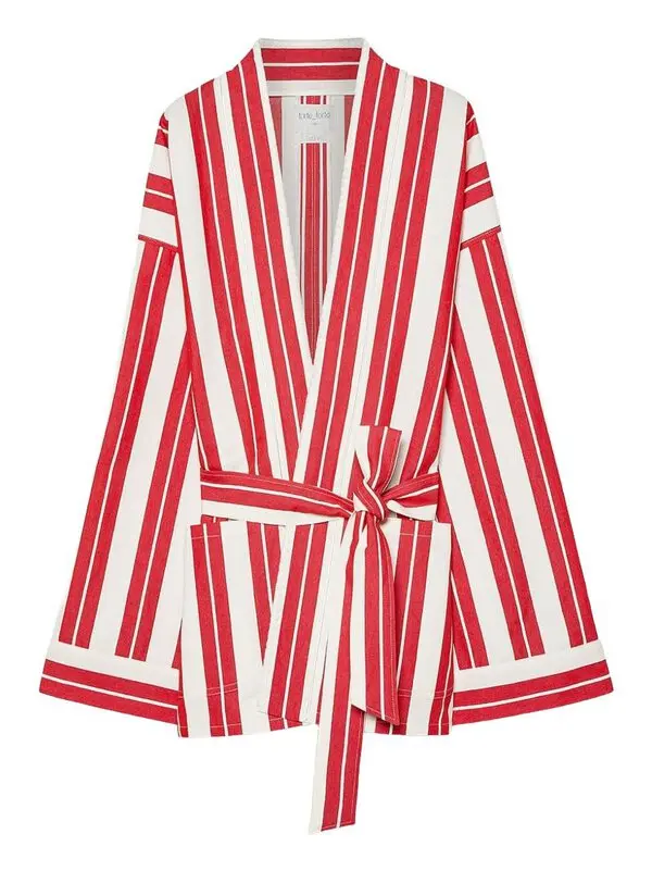 FORTE_FORTE Striped Kimono Jacket - Multicolor