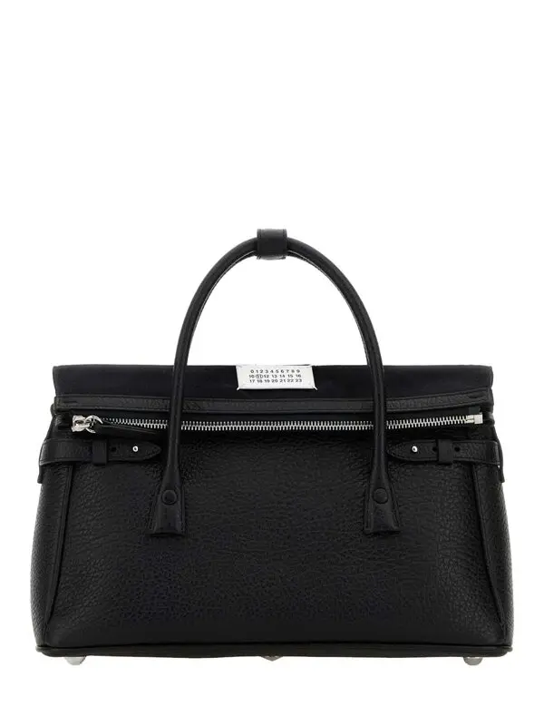 MAISON MARGIELA Leather 5ac East West Handbag - Black