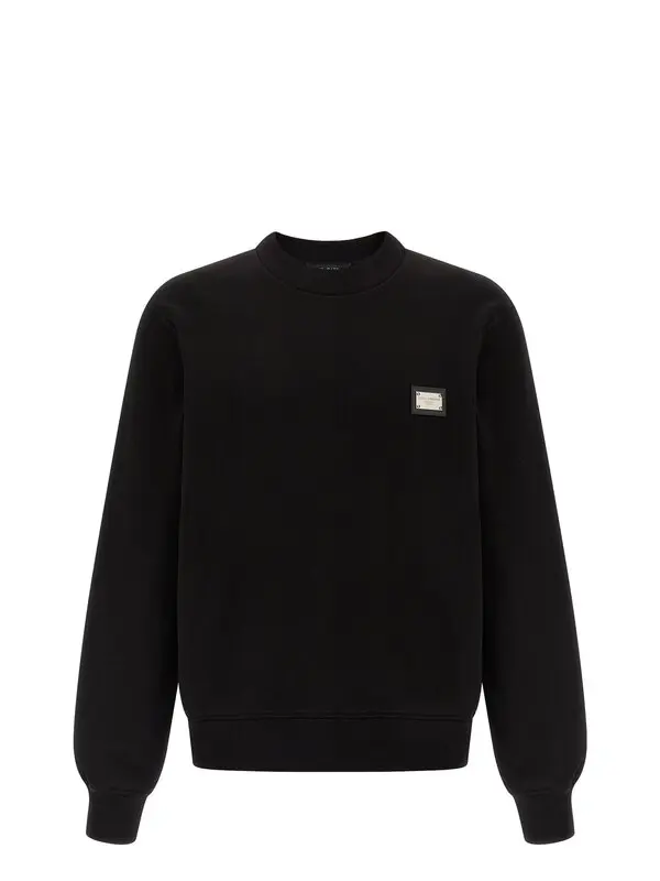Dolce & Gabbana Logo Plate Sweatshirt - Black