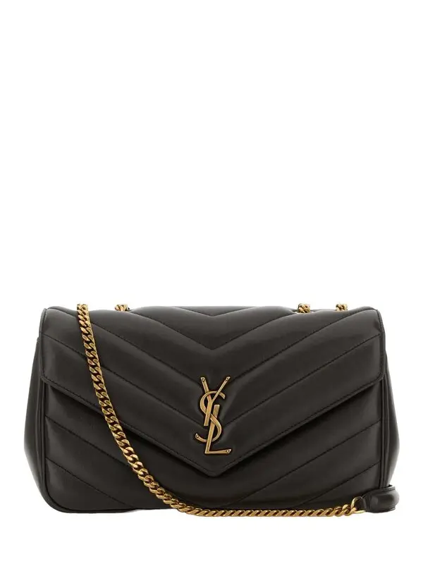 Saint Laurent Loulou Shoulder Bag - Brown