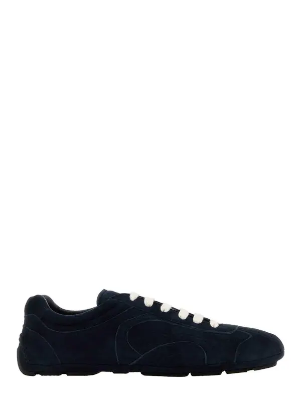 Prada Suede Montecarlo Sneakers - Blue
