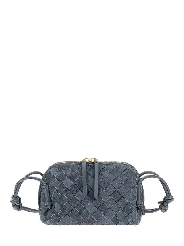 Bottega Veneta Pochette Concert In Nappa Suede - Multicolor