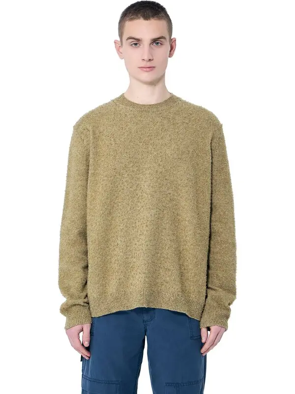 MAISON MARGIELA Crewneck Sweater In Wool-blend Knit - Brown