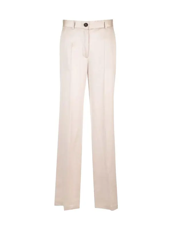 FORTE_FORTE Silk Satin Trousers - Multicolor