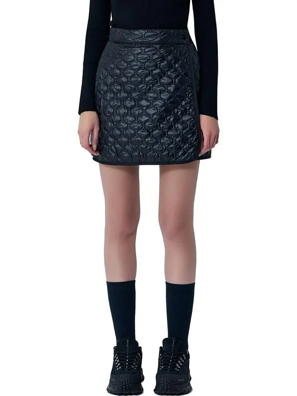 Moncler Quilted Mini Skirt - Black