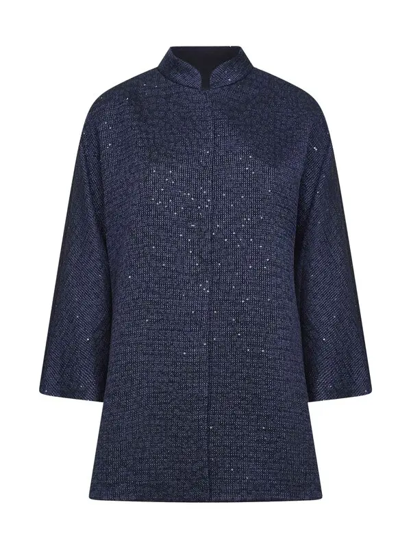 Giorgio Armani Single-breasted Sequin Jacket - Multicolor