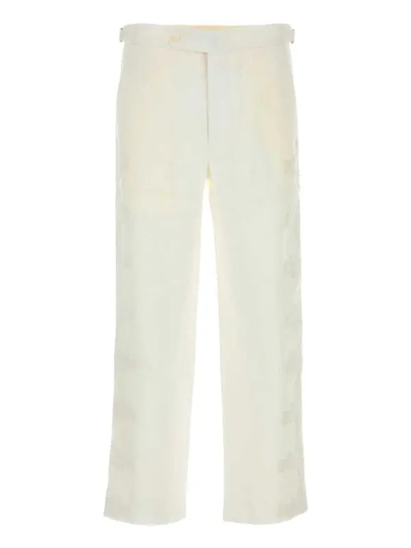 BODE Linen Salt Pant - White