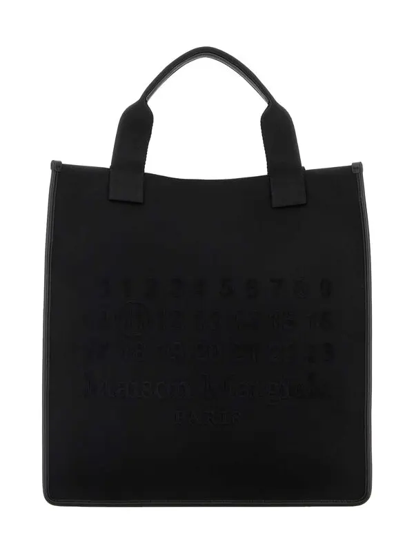 MAISON MARGIELA Canvas Shopper Bag - Black