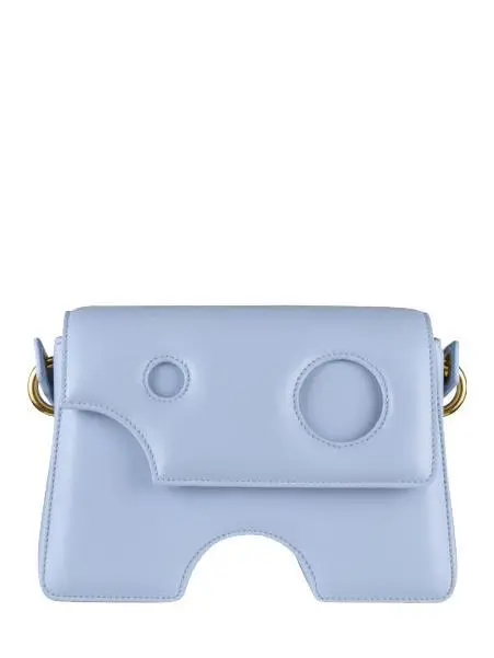 Off-White Leather Shoulder Bag - Blue