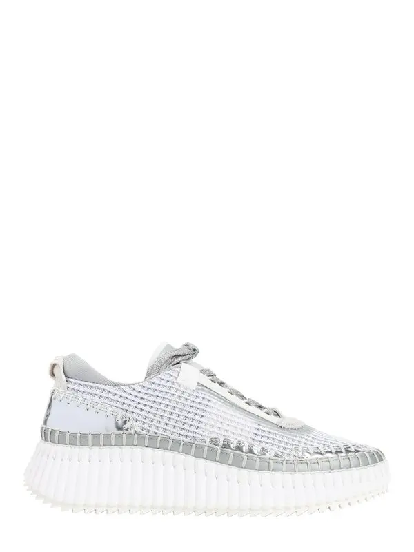 Chloé Nama Sneakers - Silver