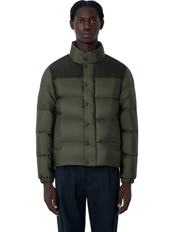 Moncler Virolais Short Down Jacket - Green