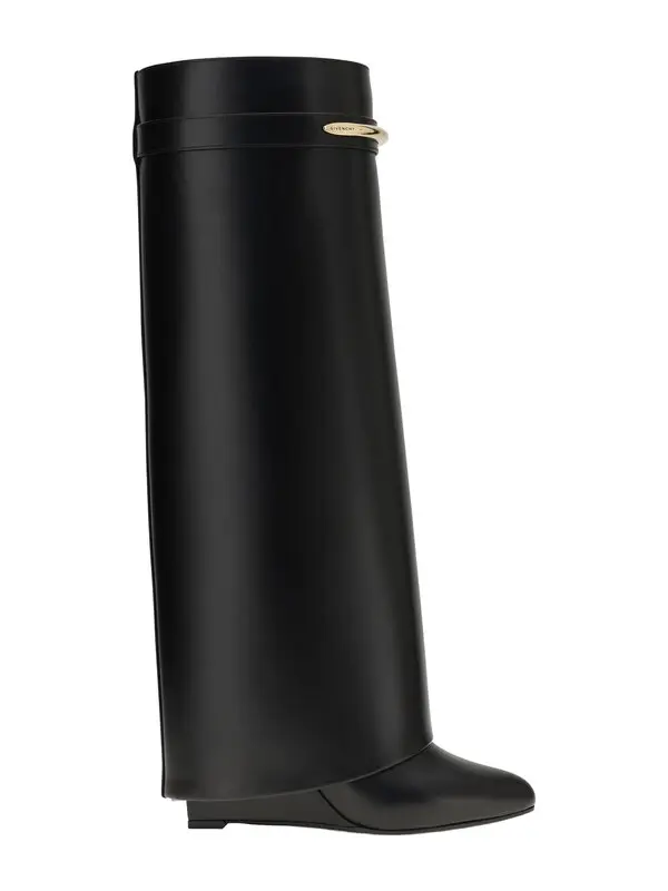 Givenchy Leather Shark Boots - Black