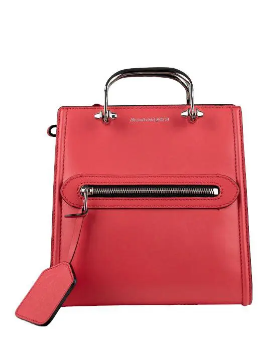 Alexander McQueen The Short Story Handbag - Red