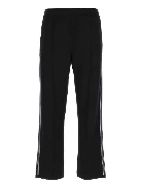 Prada Wool Blend Track Pants - Black