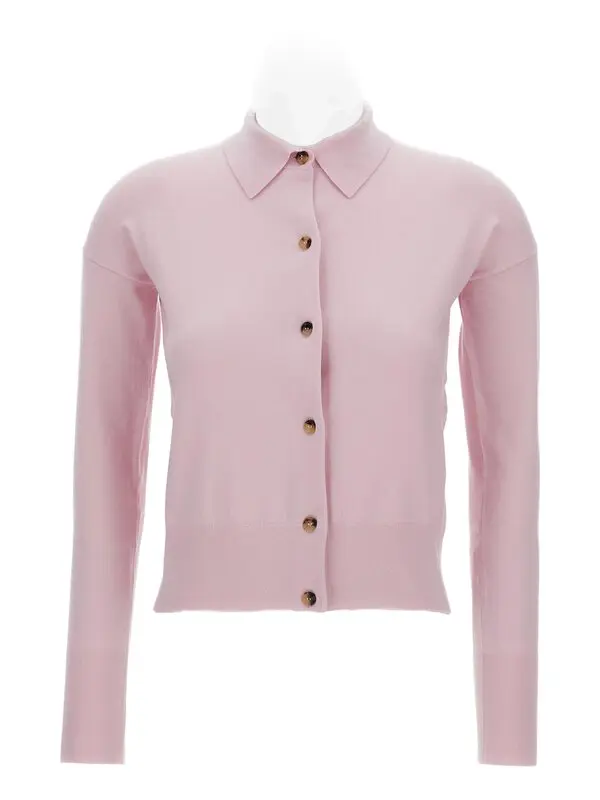 Max Mara Cardigan With Front Button Closure - Multicolor