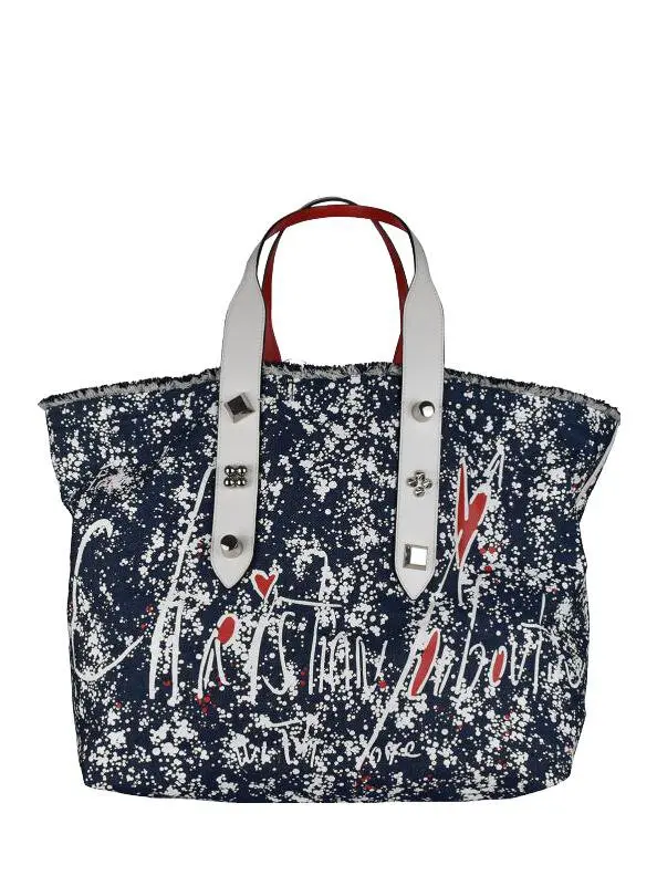 CHRISTIAN LOUBOUTIN Frangibus Tote Bag - Blue