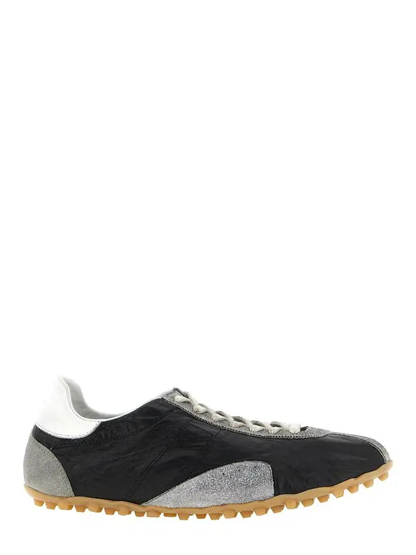 MAISON MARGIELA Sprinters Suede And Calf Leather Sneakers - Multicolor
