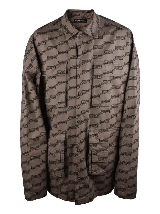 Balenciaga Cargo Shirt - Cream