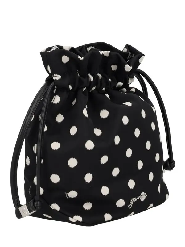 GANNI Bou Bucket Bag - Black